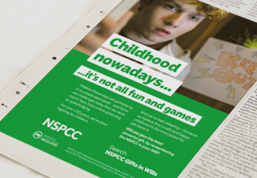 NSPCC Legacy Fundraising - Consider